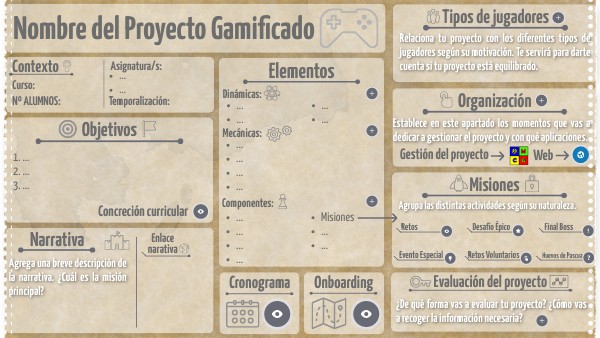 (Gamificación) Diseña tu Proyecto Gamificado | Genially