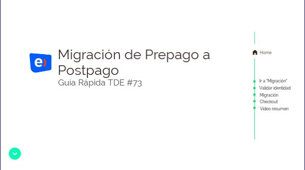Migración de prepago a postpago v2 | Genially