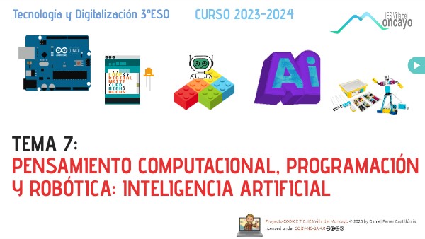 T7-Pensamiento computacional, programación y robótica: IA | Genially