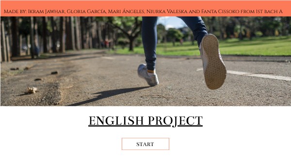 ENGLISH PROJECT 1ST TERM | Genially
