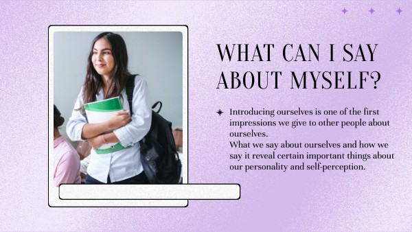 TALKING ABOUT ME | Genially