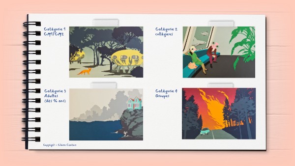 Concours de nouvelles Claire Cantais catégories | Genially