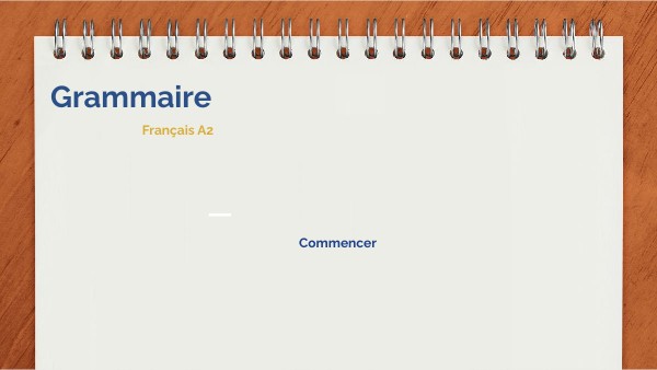 Grammair a2- future | Genially