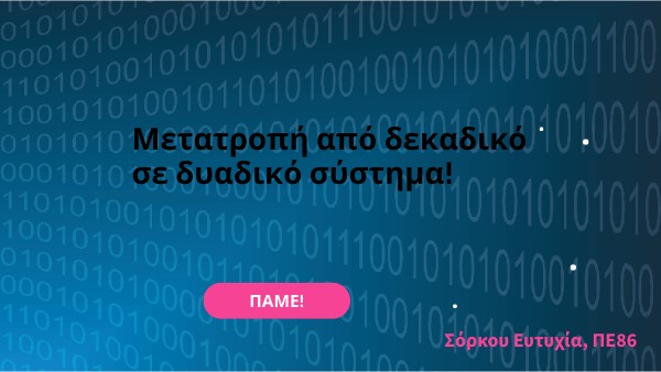 Escaperoom-binary | Genially