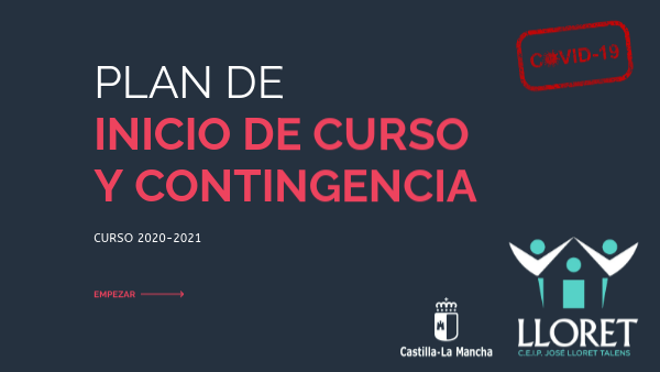 PLAN DE INICIO DE CURSO Y CONTINGENCIA 20/21