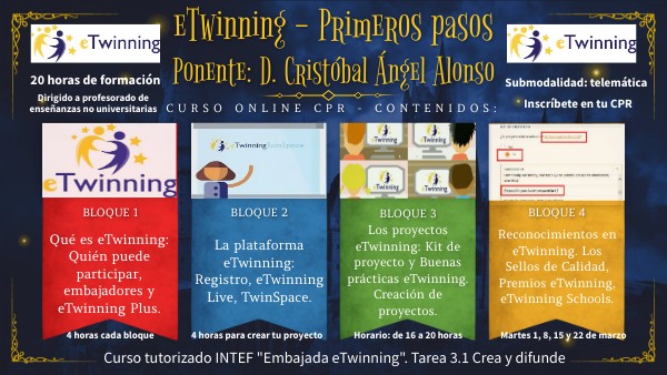 TAREA 3.1 - CURSO INTEF EMBAJADA ETWINNING | Genially