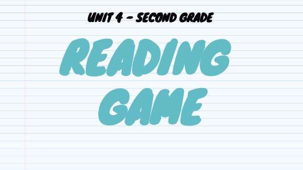 2 -UNIT 4 - READING GAME | Genially