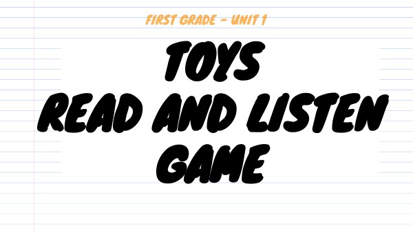 1- UNIT 1 - READ AND LISTEN GAME | Genially