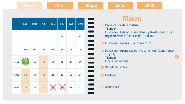 MATE 1 - calendario 2024 | Genially