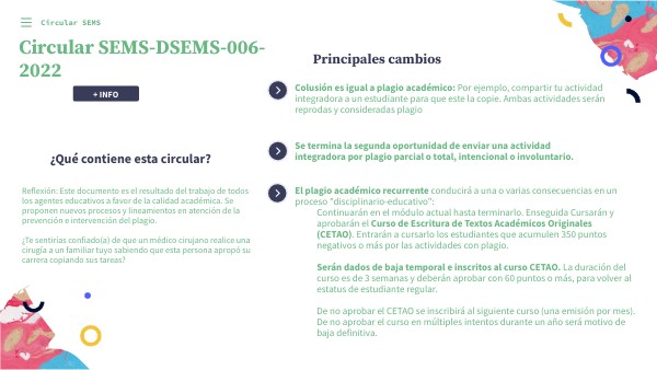Circular SEMS-DSEMS-006-2022 | Genially Circular SEMS-DSEMS-006-2022 | Genially