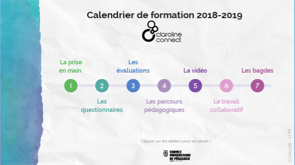 Calendrier de formation