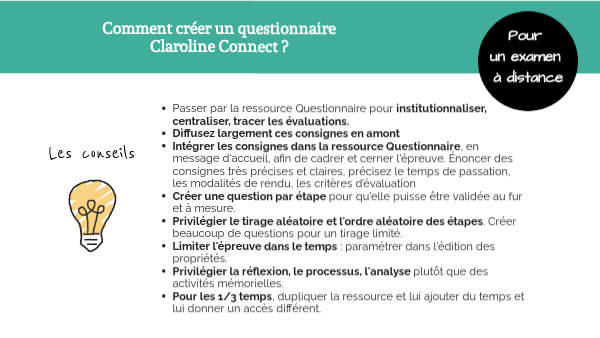 Questionnaires examen | Genially