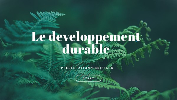 Développement durable | Genially