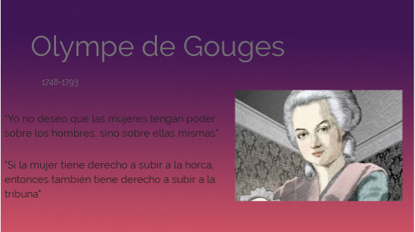 Olympe de Gouges | Genially