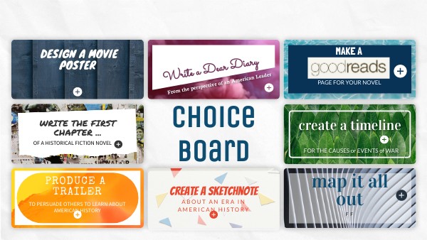 US History Choice Board