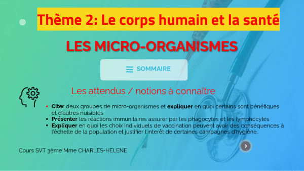 immunologie 3ème | Genially