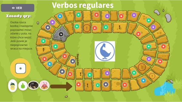 Juego de la oca los verbos regulares