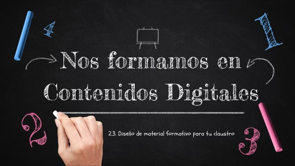 2.3. Diseño de material formativo para tu claustro