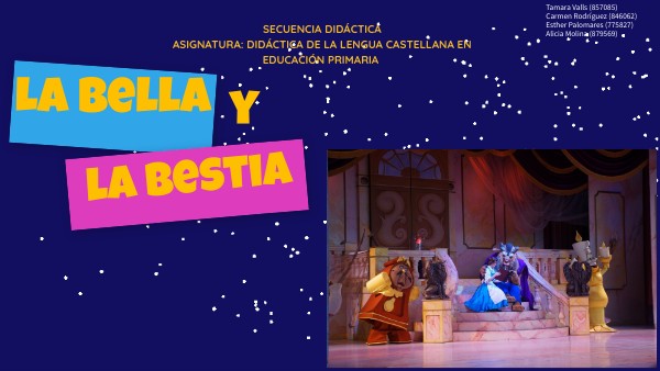 Secuencia didáctica La bella y la bestia | Genially