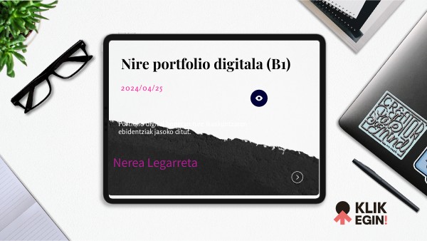 Nire portfolio digitala | Genially
