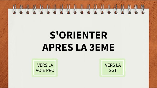 Orientation post 3ème