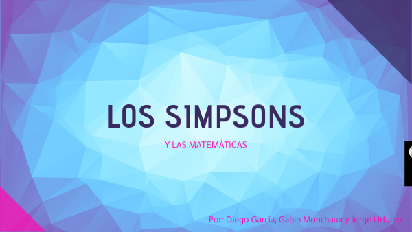 Los Simpsons y las matemáticas | Genially