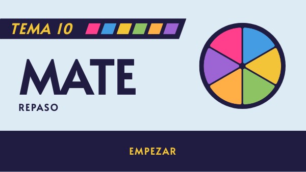Tema 10 Mate 5º