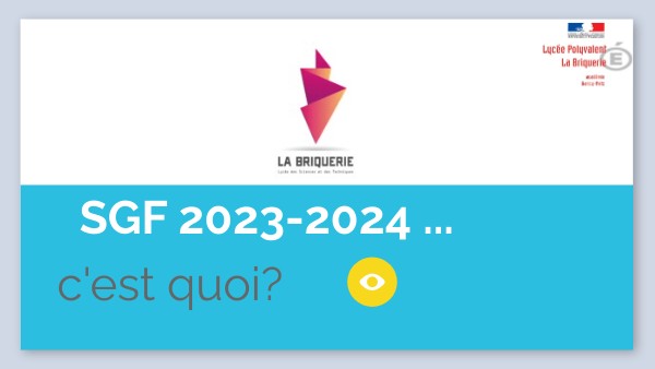 SGF 2023-2024 | Genially