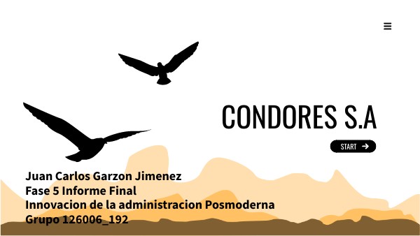 CONDORES S.A