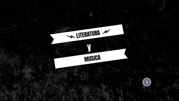 Música y literatura