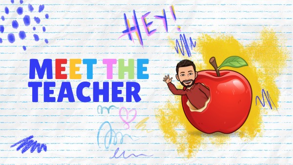MEET THE TEACHER (ENGLISH CLASS)