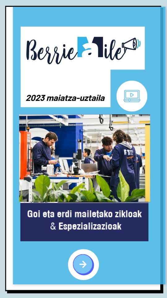 BERRIEMAILE 6.ALEA. 2023 MAIATZA-UZTAILA