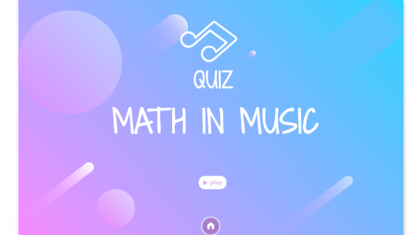Math in Music Quiz | Genially