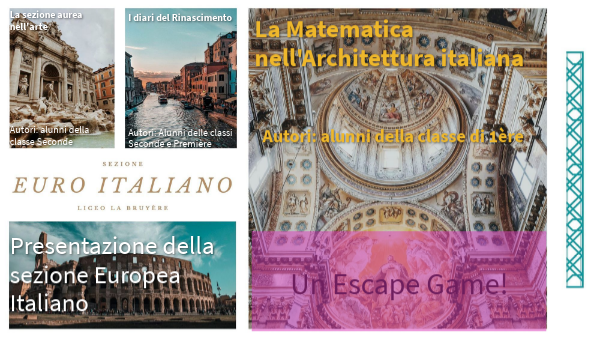 Section Euro Italien La Bruyère | Genially