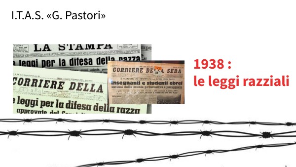 1938 - Le leggi razziali | Genially