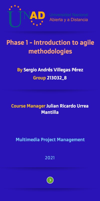 Phase 1 - Introduction to agile methodologies | Genially