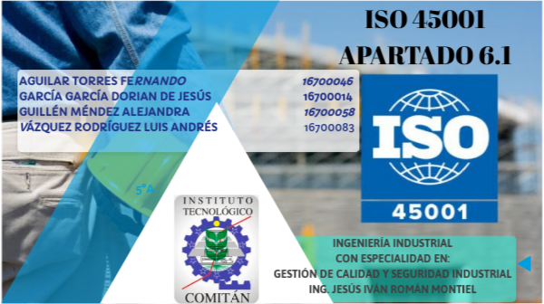 ISO 45001, 6.1 | Genially