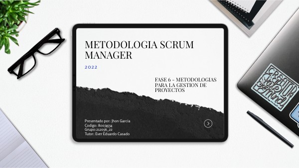 QUE ES SCRUM MANAGER | Genially