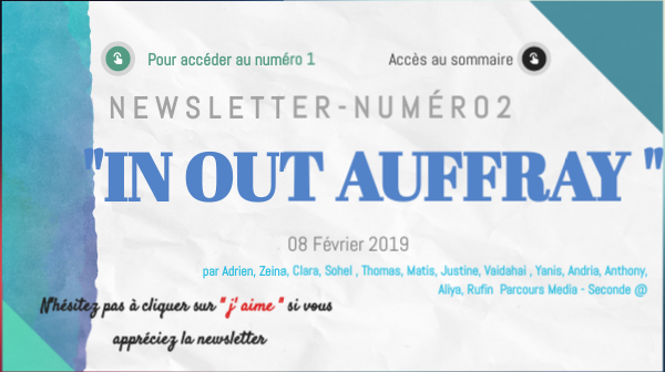 Newsletter numéro 2 | Genially