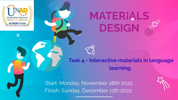 UNAD_MATERIALS DESIGN_TASK 4 | Genially