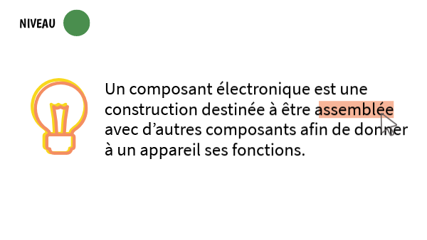 Les composants définition