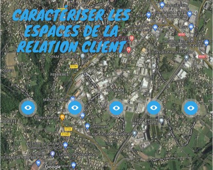 Caractériser les espaces de la relation client | Genially