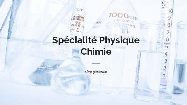 presentation spé 1ère | Genially