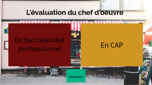 evaluation chef d'oeuvre | Genially