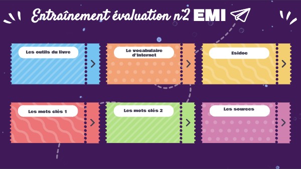 Entrainement évaluation EMI séquence 2