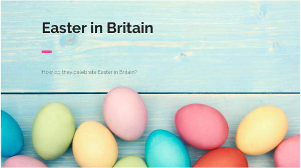 Activities about Easter - 2nd Grade