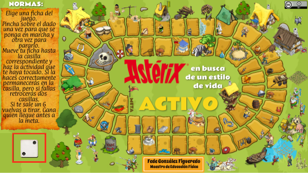 Asterix en busca de un estilo de vida activo | Genially