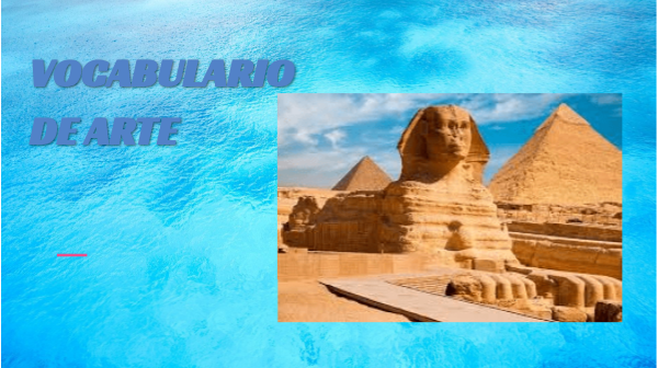 VOCABULARIO EGIPTO | Genially