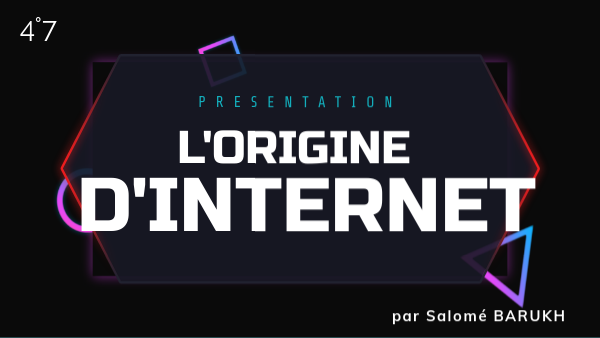L'histoire d'internet | Genially
