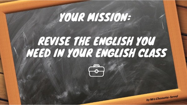 year 23-Survival kit Classroom English | Genially